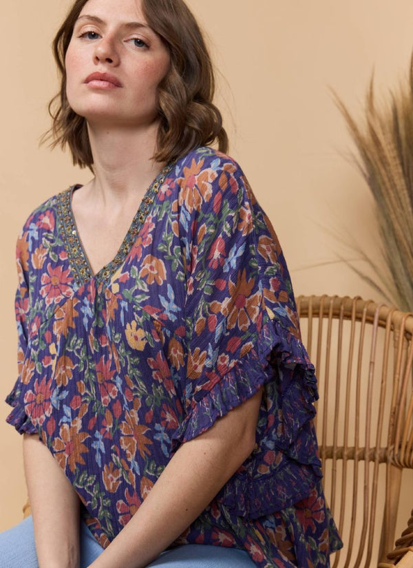Flaye Top - Indigo Bay