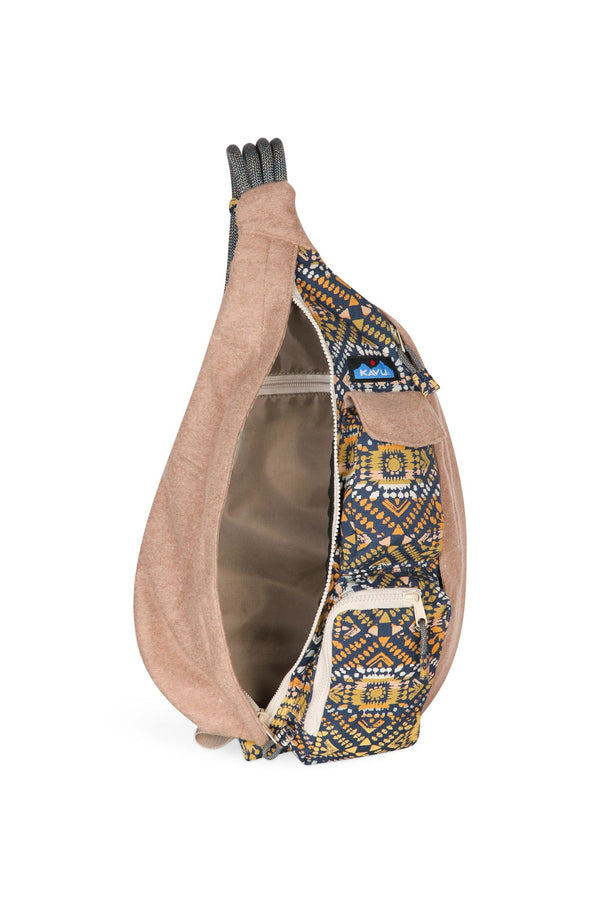 Camp Cozy Rope Bag - Indigo Bay