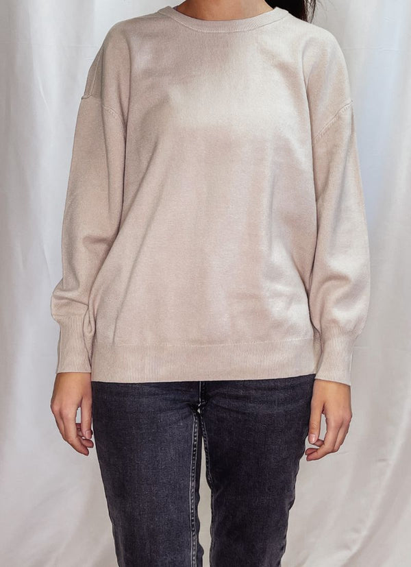Felicia Oversized Crew - Indigo Bay